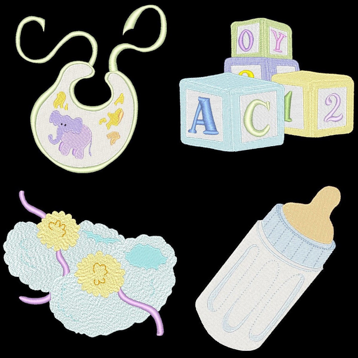 BABY NURSERY DESIGNS 5inch 10 Machine Embroidery Designs - Etsy
