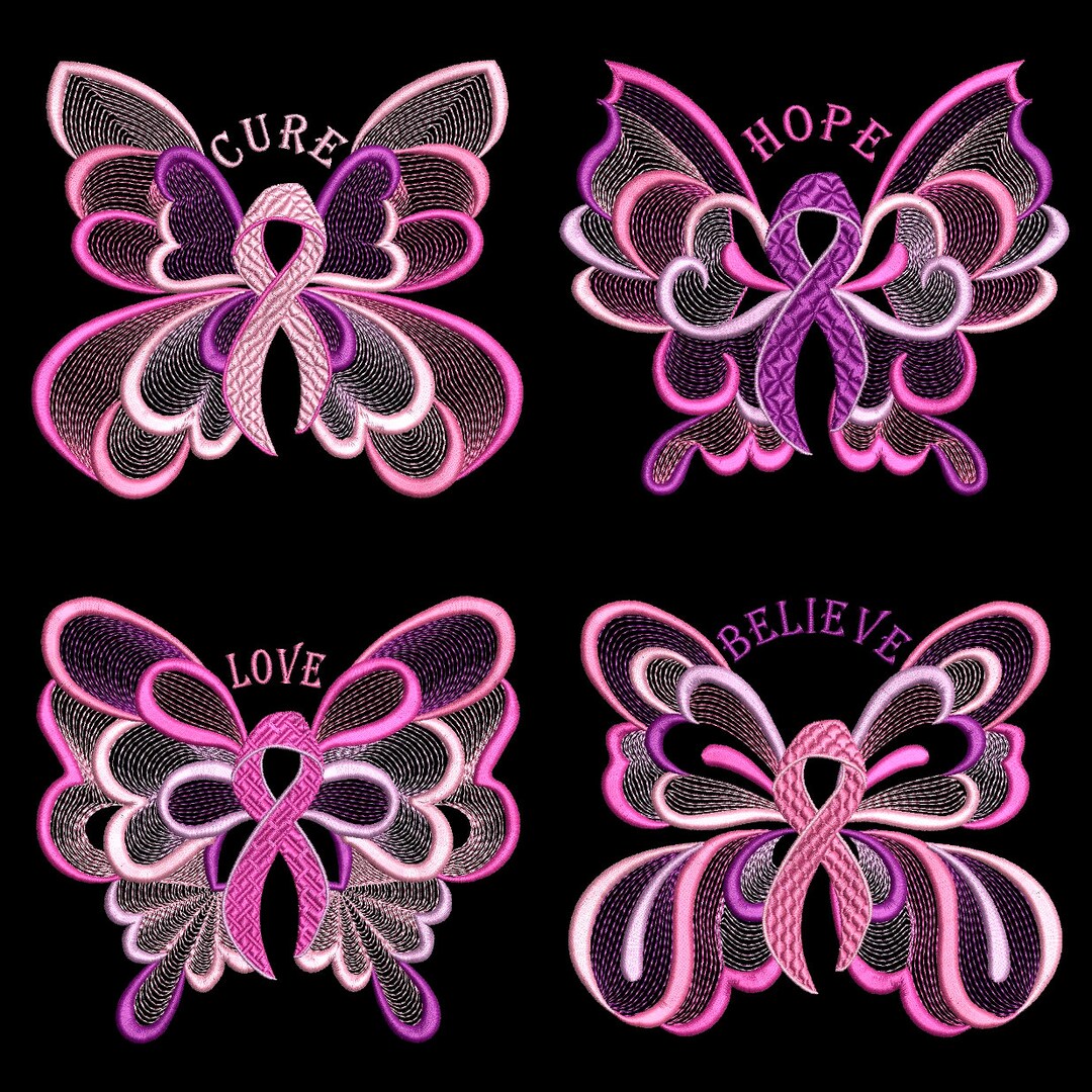 PINK PRIDE (4inch) -10 Machine Embroidery Design Instant Download 4x4 ...