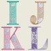FEATHER ALPHABET and NUMBERS (3.88in)- 36 Machine Embroidery Designs ...