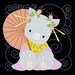 GEISHA ANIMALS (4inch) - 12 Machine Embroidery Designs Instant Download ...