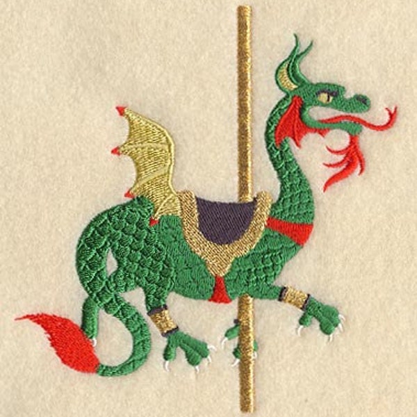 Carousel Dragon - Etsy