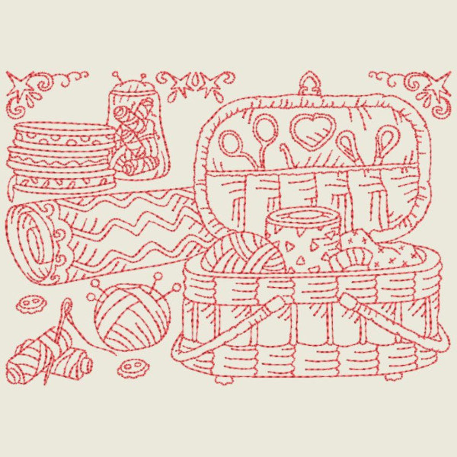 ANTIQUE SEWING COLLECTION 6inch 10 Machine Embroidery - Etsy