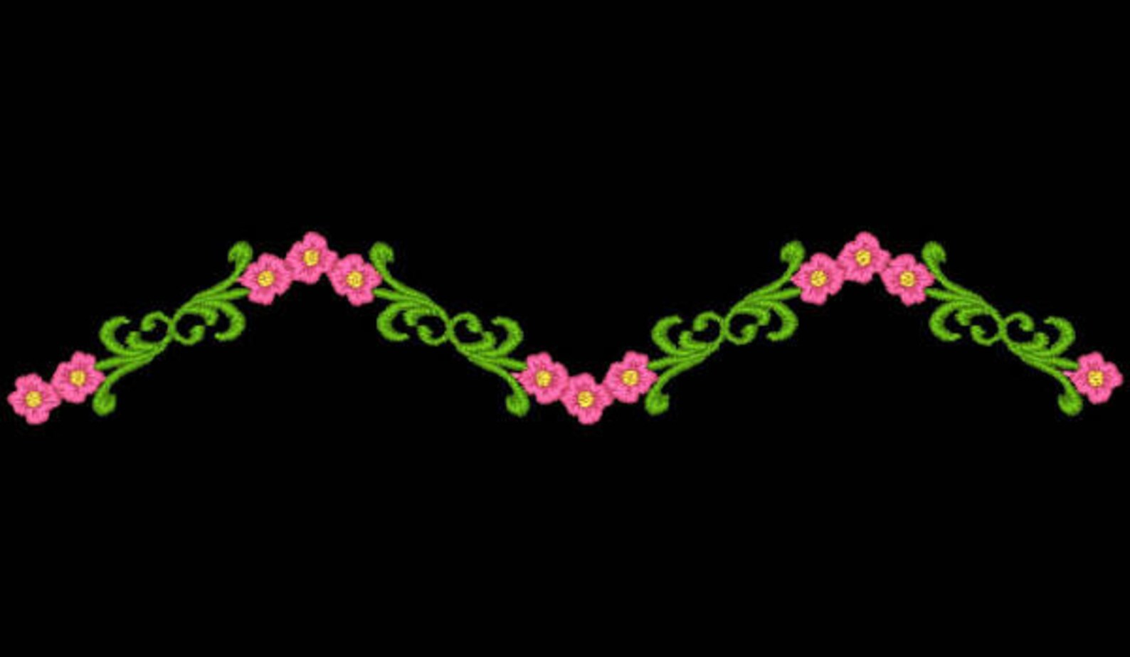 FANCY BORDERS #1 (5 Inch) - 10 Machine Embroidery Designs Instant ...