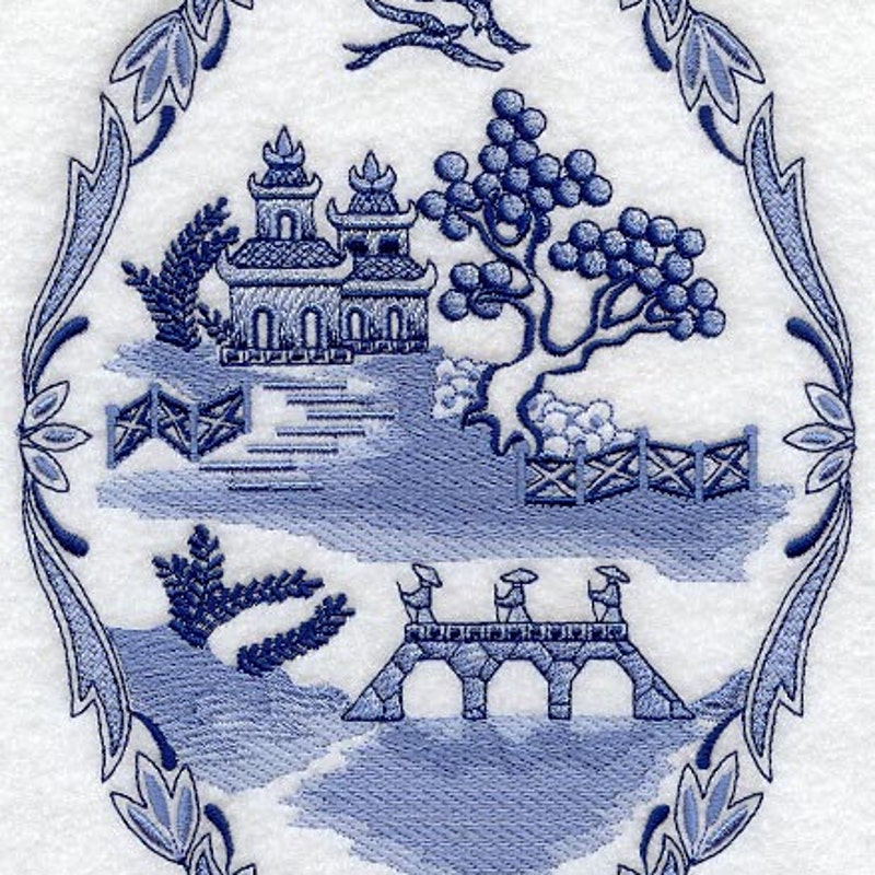 Willow Tree Embroidery Design - Etsy