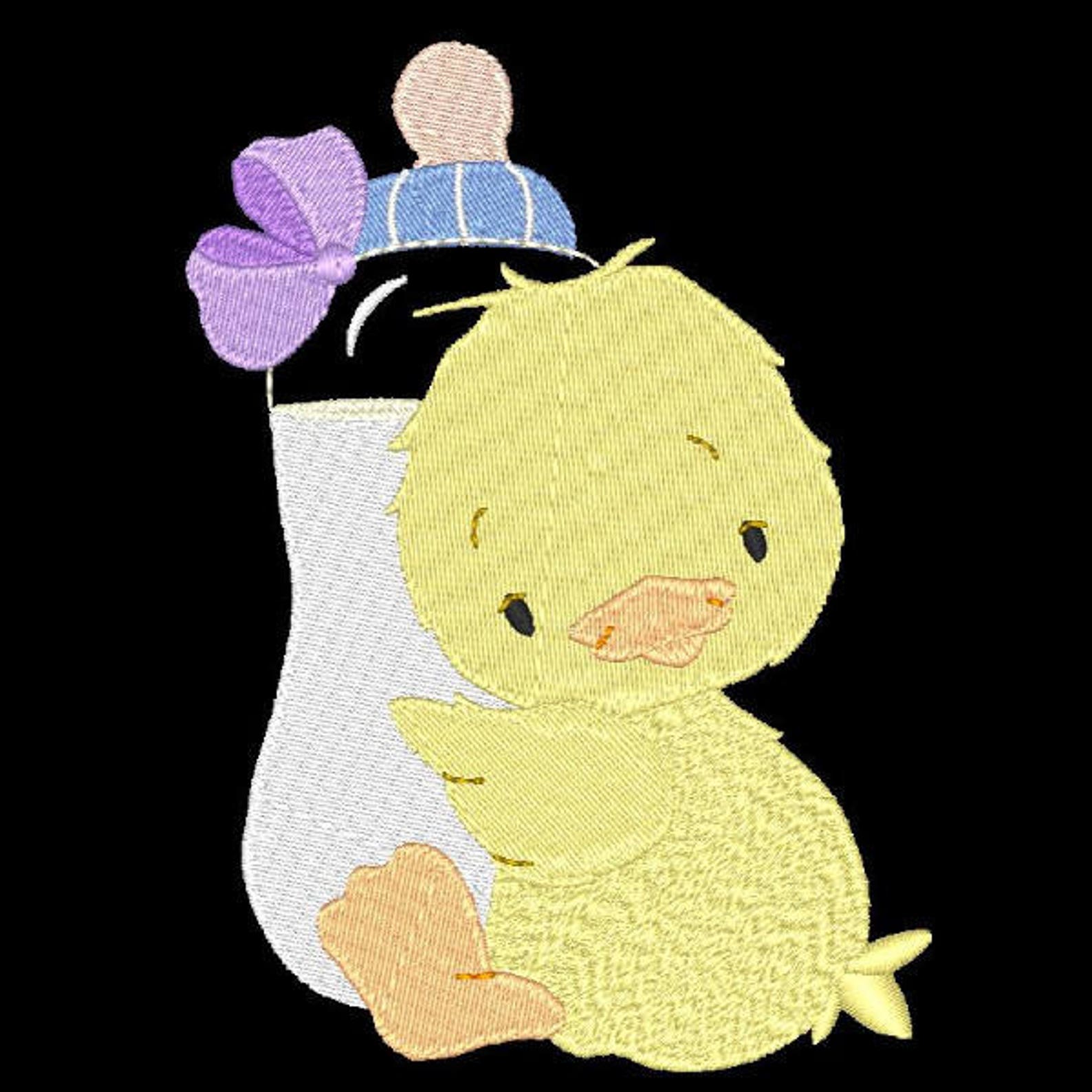 SÜßE BABY Entchen 4 Zoll 10 Maschine Stickerei Designs - Etsy.de