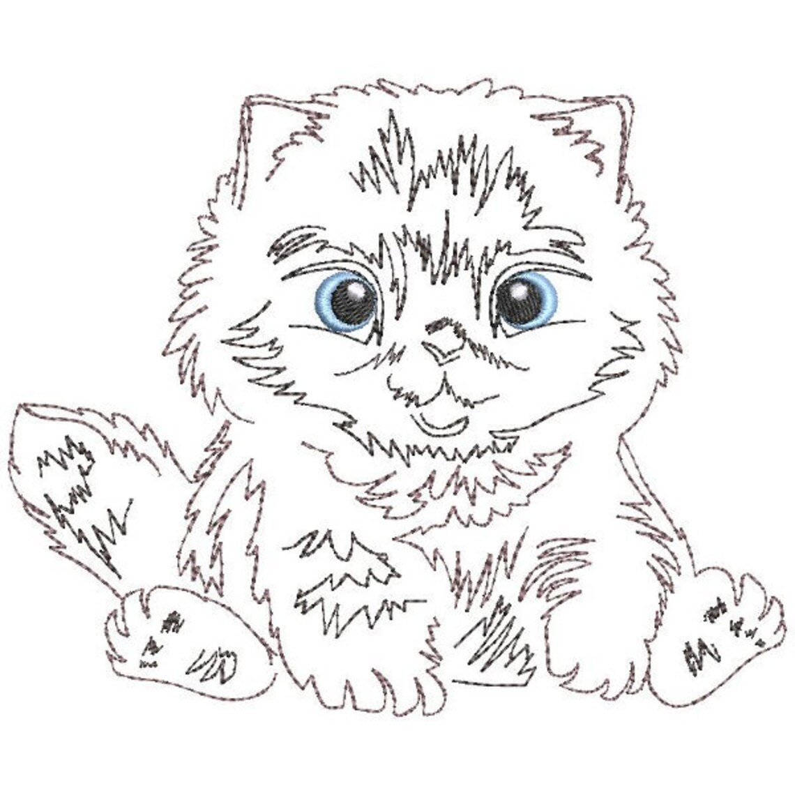 CUTE KITTENS (4inch) - 10 Machine Embroidery Designs Instant Download ...