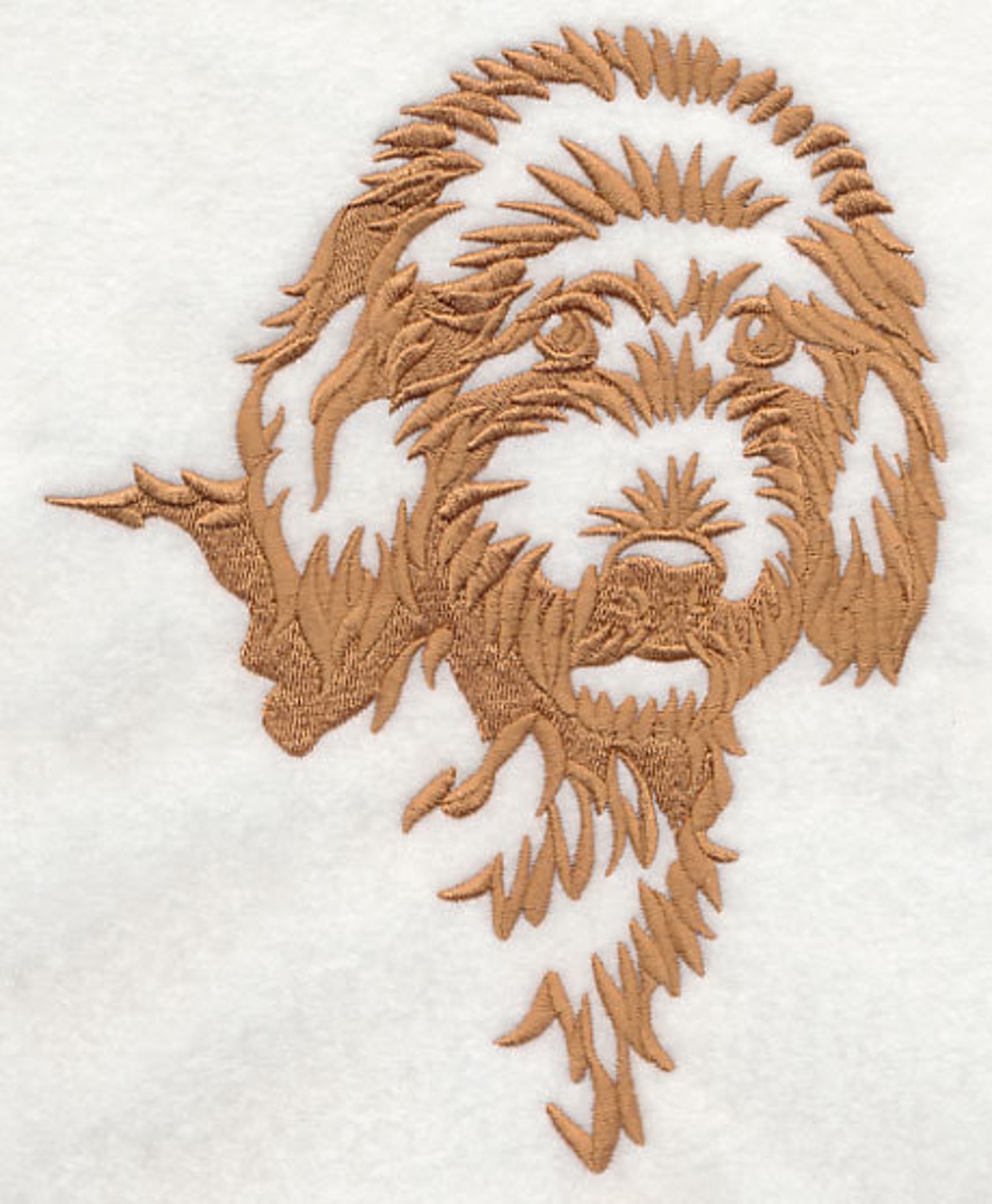 GOLDENDOODLE SILHOUETTE- Machine Embroidered Quilt Blocks (azeb - Etsy