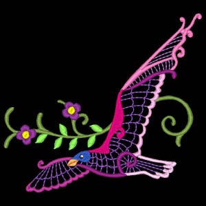 LACE BIRDS (4inch) - 10 Machine Embroidery Designs Instant Download 4x4 ...