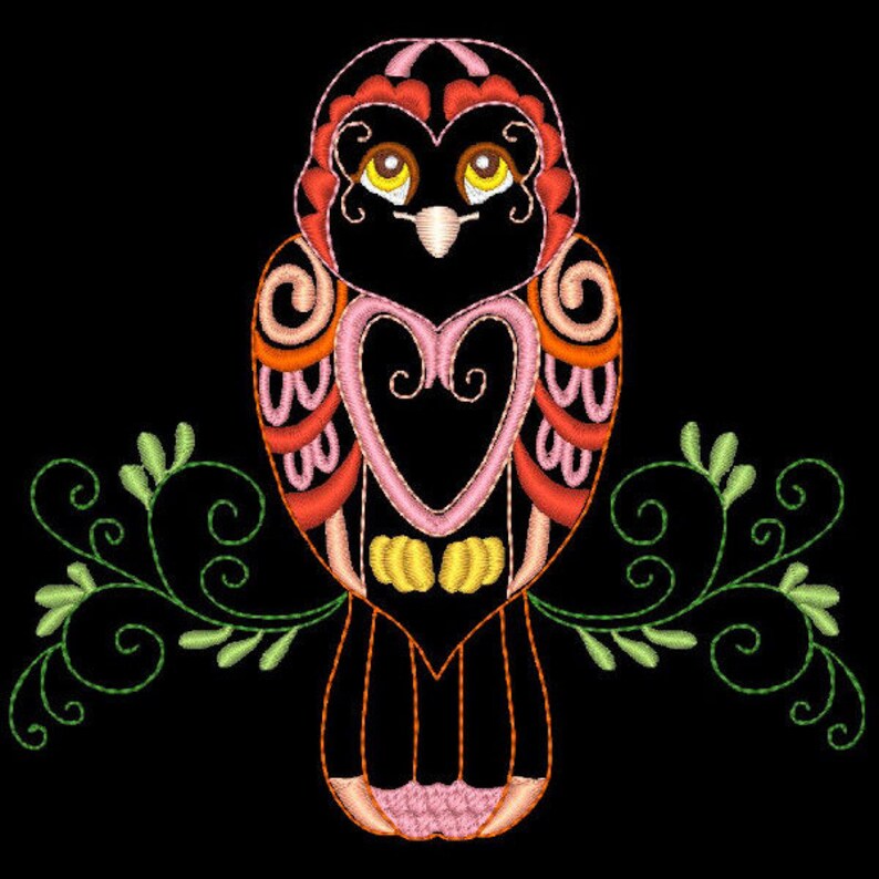 YOU WHOO (4inch) - 20 Machine Embroidery Designs Instant Download 4x4 ...