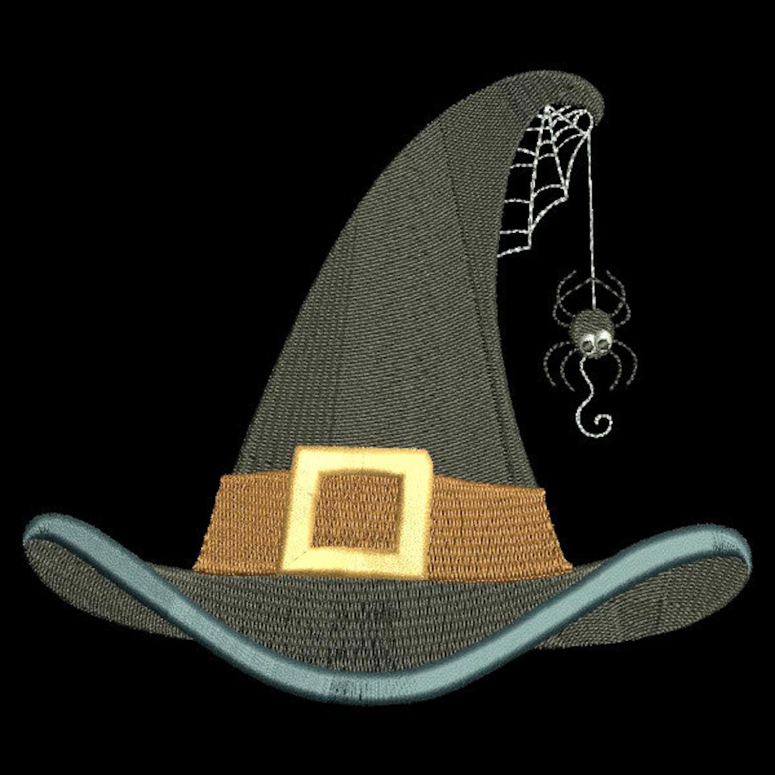 WITCH HATS (4inch) - 10 Machine Embroidery Designs Instant Download 4x4 ...