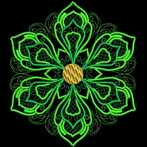 BLOOMING MEDALLIONS (4inch) - 12 Machine Embroidery Designs Instant ...