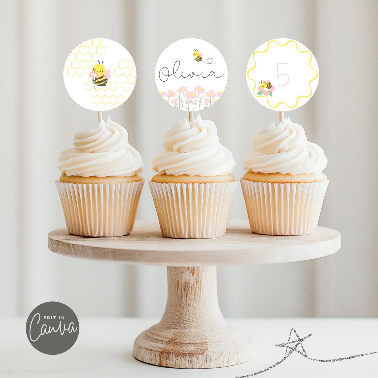 Editable Bee Birthday Invitation Bee Party Digital Invitation Bumble ...