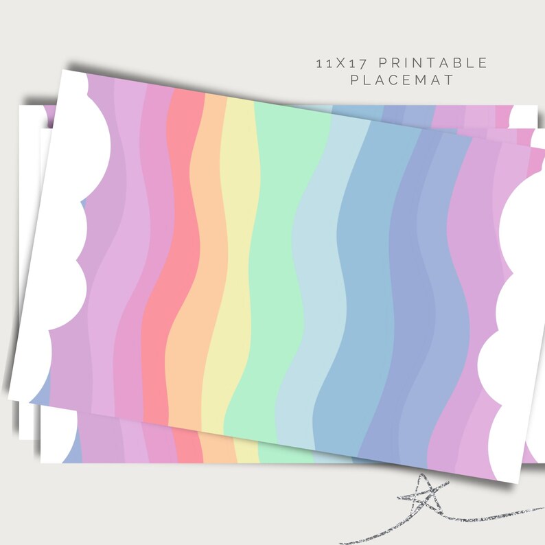 Editable Rainbow Banner Rainbow Party Digital Banner Rainbow Party ...
