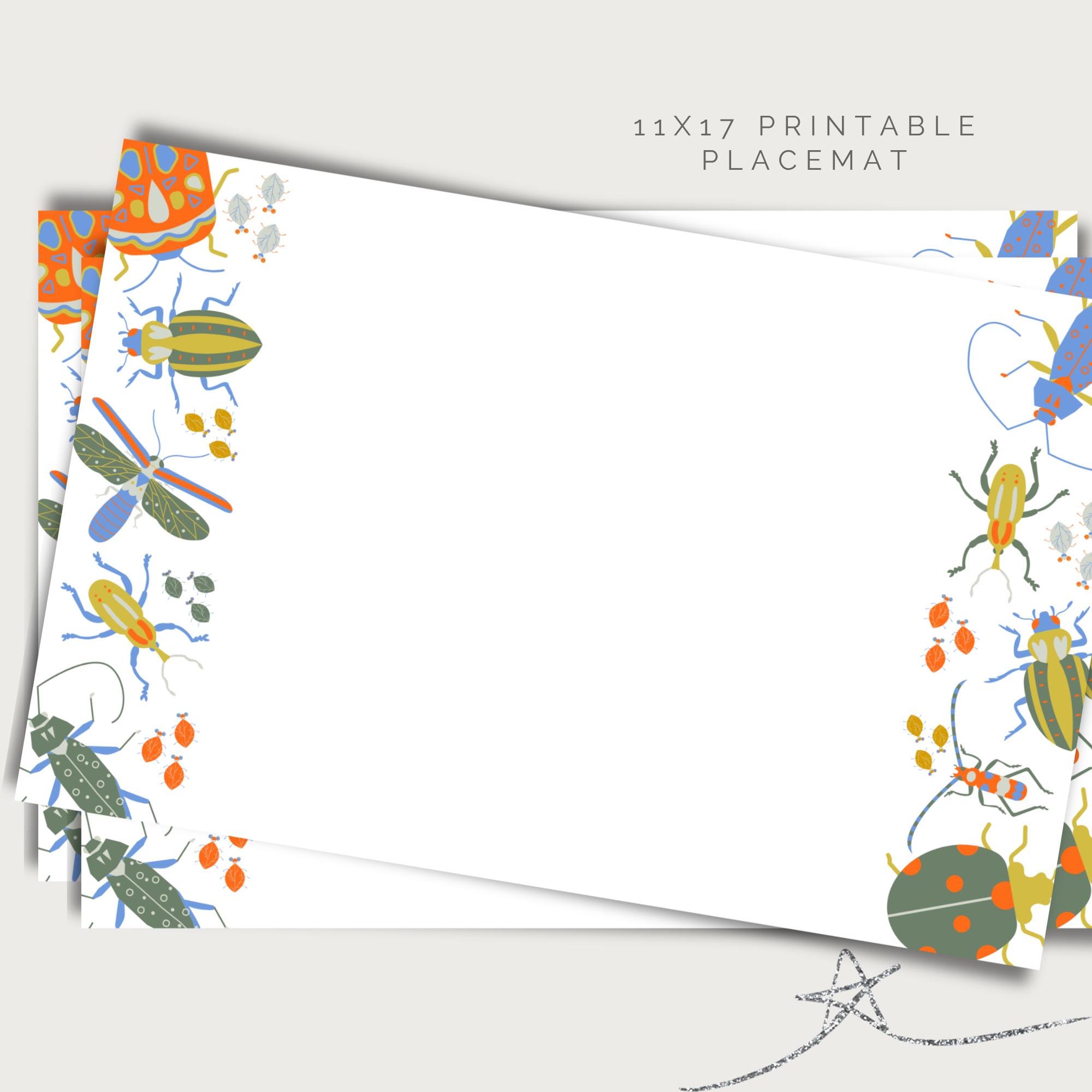 Editable Bug Banner Bug Party Digital Banner Insect Party Printable ...