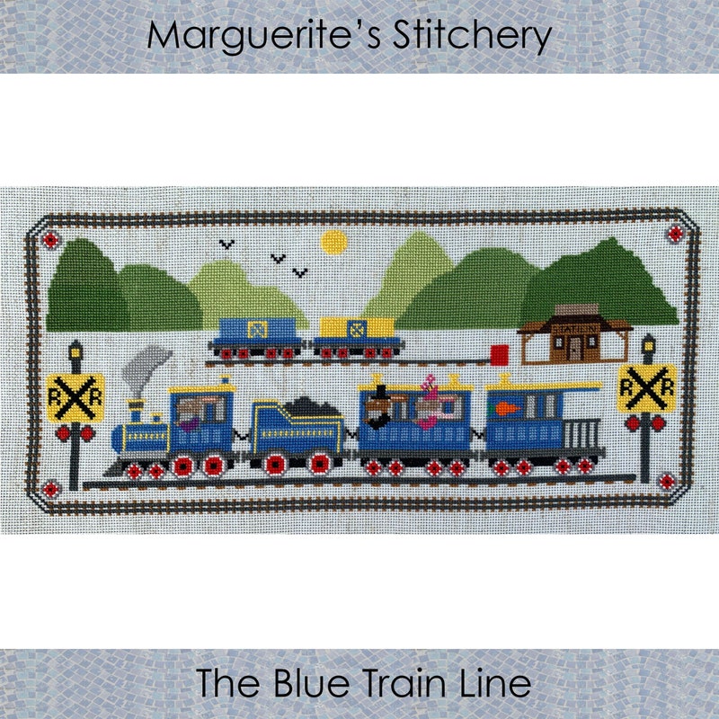 Cross Stitch Train - Etsy