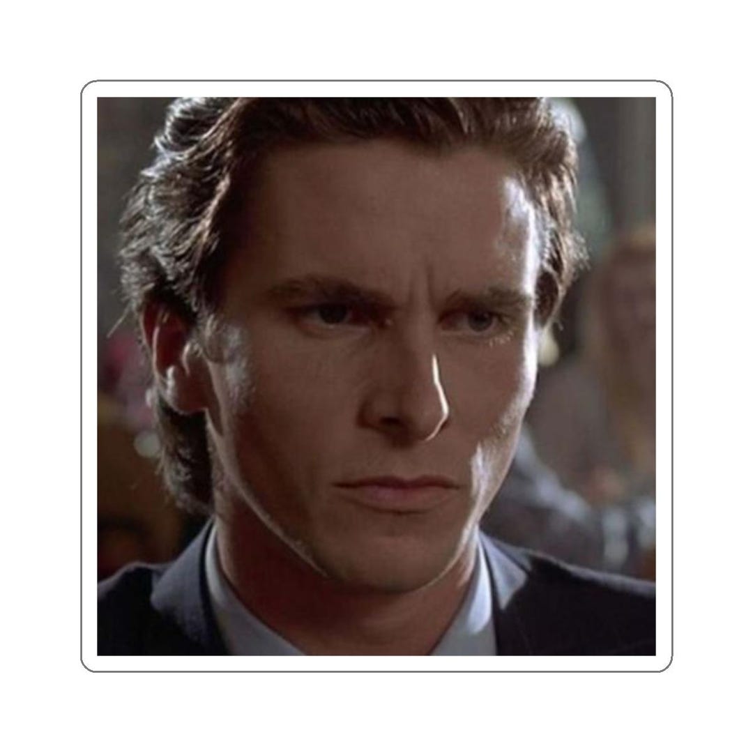 Patrick Bateman, American Psycho Sticker - Etsy