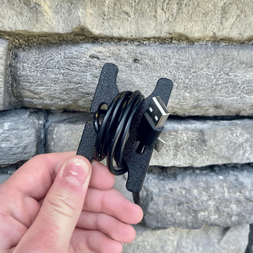 Cable Organizer Ties Wire Management Clips Cord Keeper Reusable Plastic ...