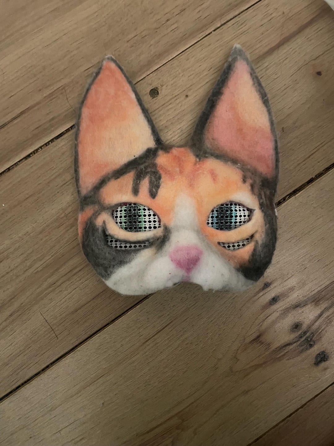 Calico Cat Mask |•| Four Eyes |•| for Furries/cosplay/therians ...