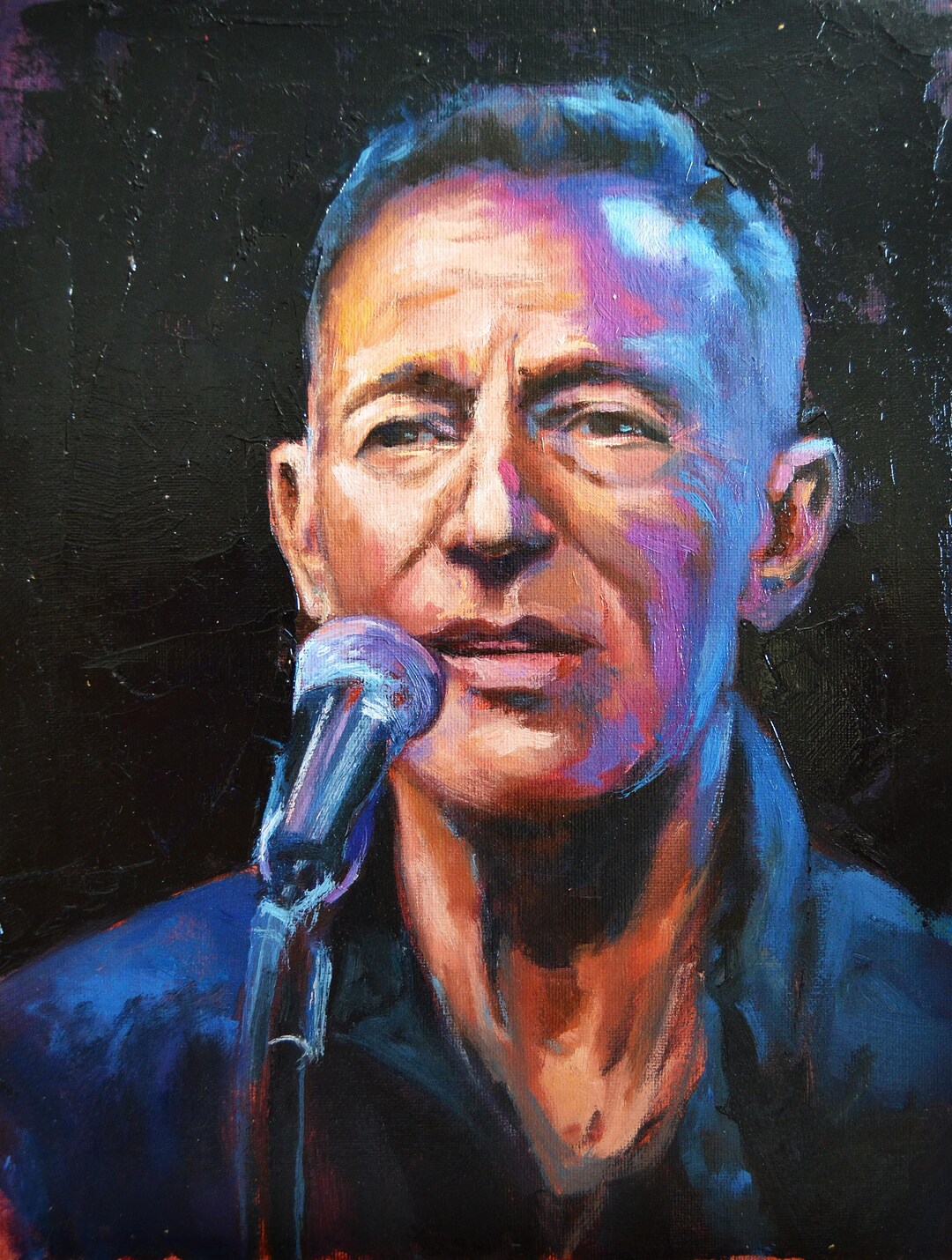 Bruce Springsteen. Oil Portrait. - Etsy
