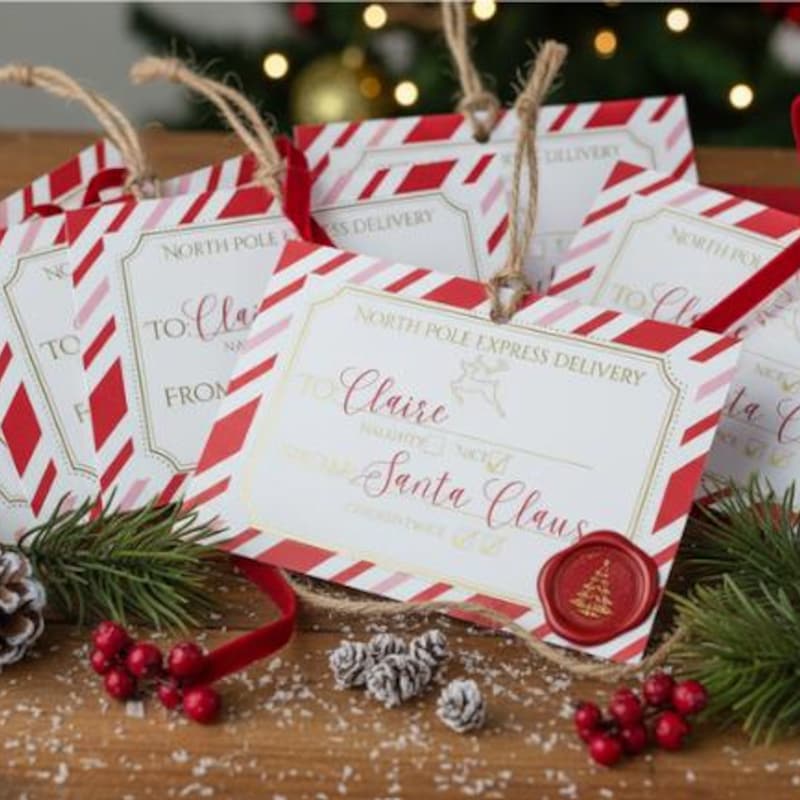 Santa Printable Sheet - Etsy