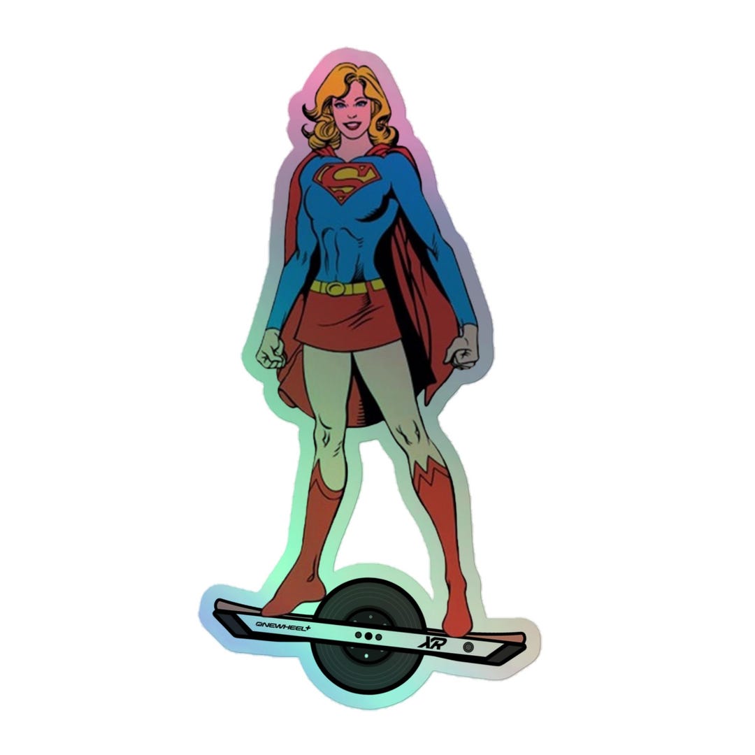 Superwoman One Wheel GT Holographic Stickers Onewheel Float Queen ...