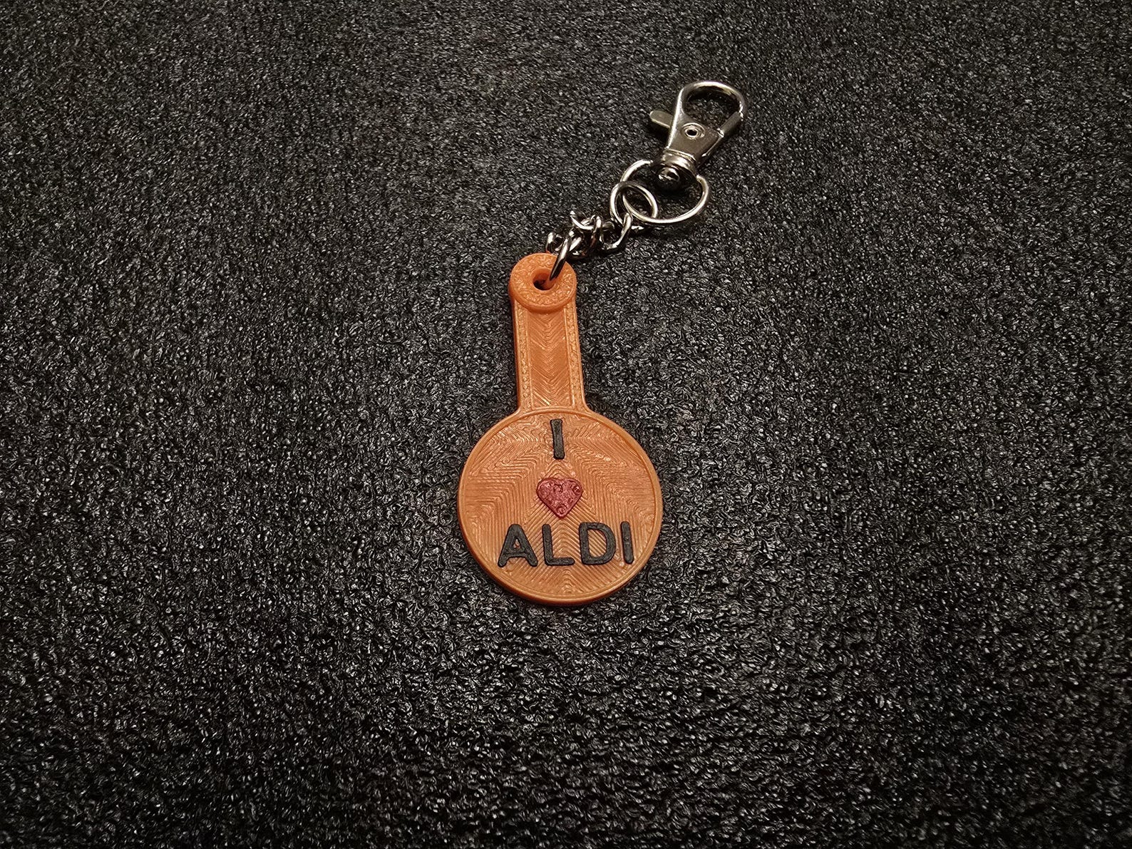 I Heart ALDI Quarter Cart Key Reusable Keychain Coin - Etsy