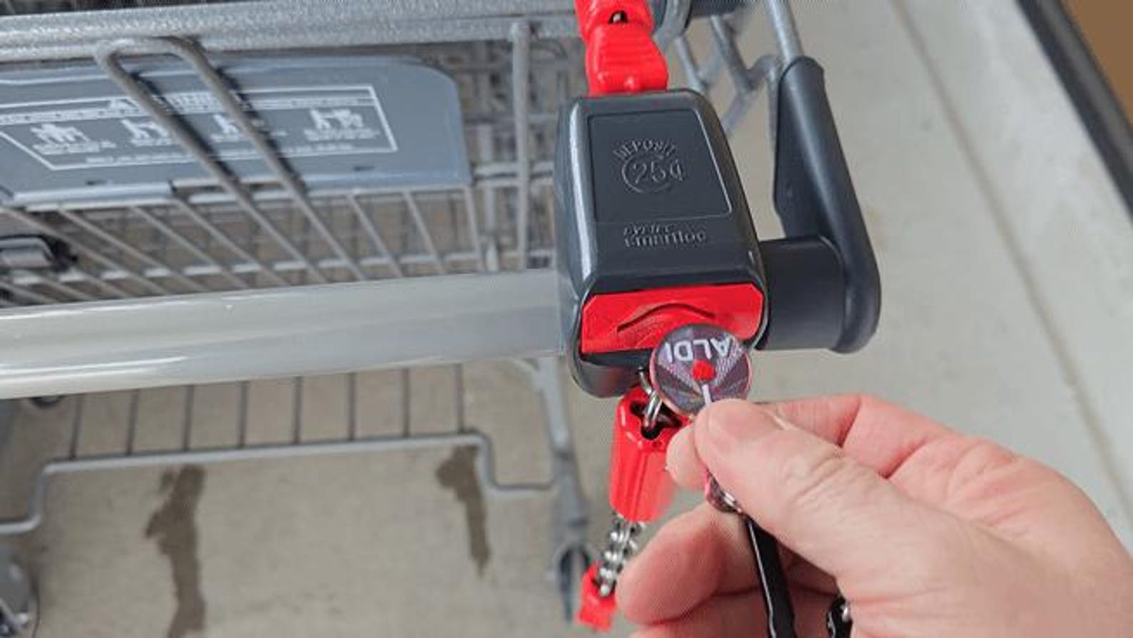 I Heart ALDI Quarter Cart Key Reusable Keychain Coin - Etsy