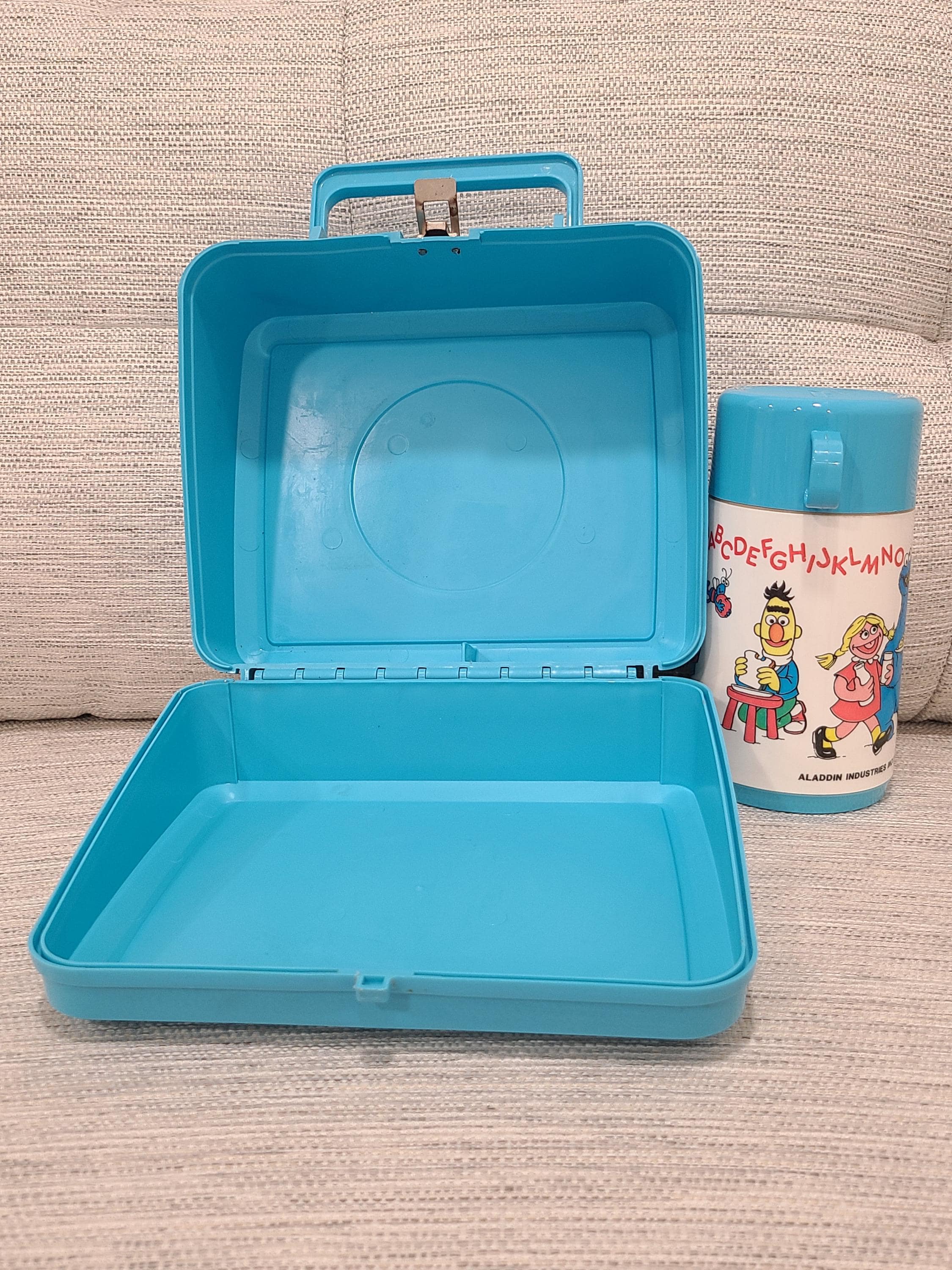 Vintage 90s Sesame Street Lunch Box and Thermos - Etsy