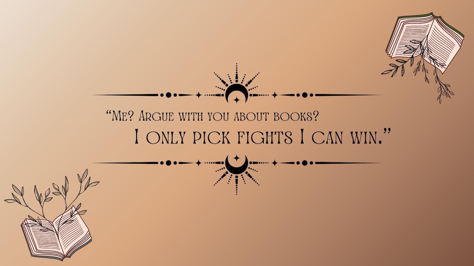 Fourth Wing Quote Wallpaper for Laptops, Rustic Bookish Theme - Etsy