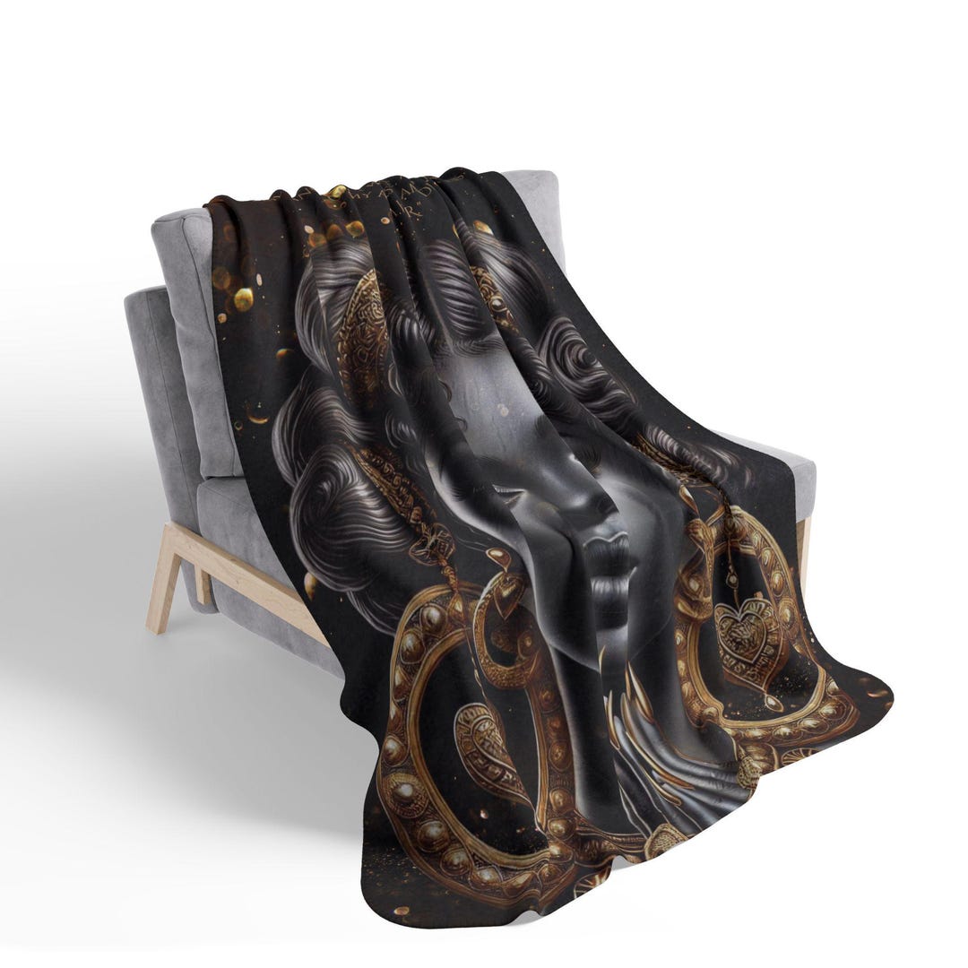 Regal | Resilient | Radiant Fleece Sherpa Blanket | Luxury Motivational ...