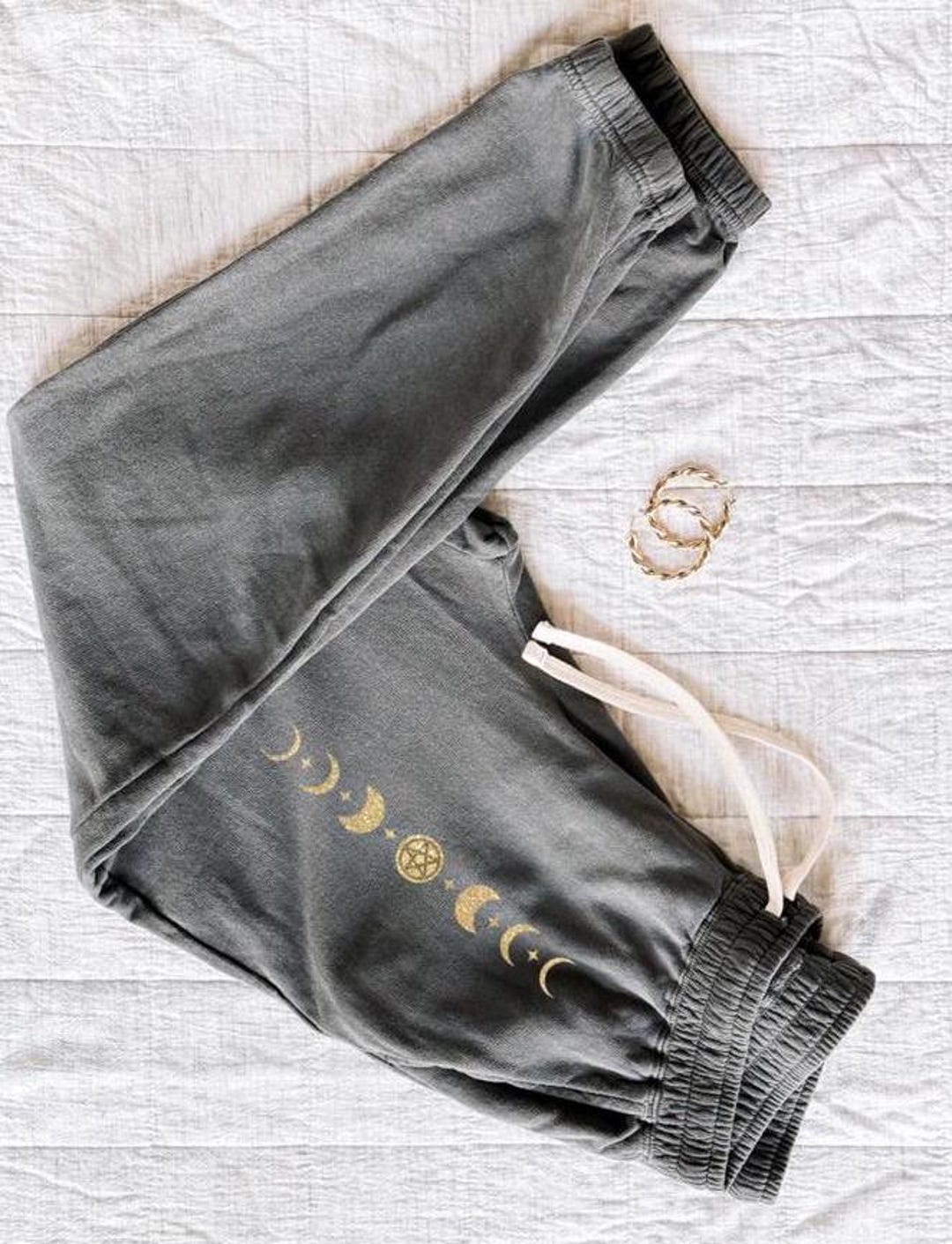 Moon Phases Unisex Sweatpants Witchy Vibe Lounge Pants Lightweight ...