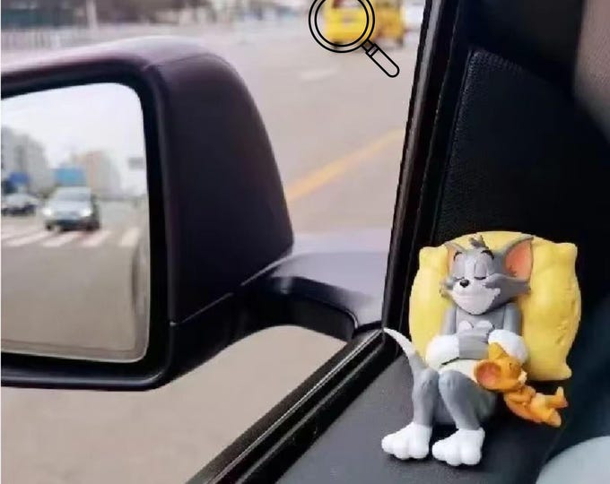 Tom & Jerry Car Decoration Cute Mini Desk Decorations Friends Enemies ...