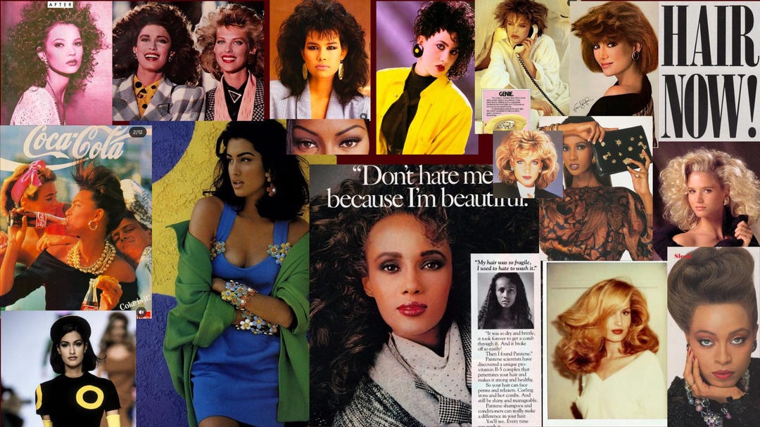 80s 90s Hair Desktop Wallpaper (digital Download) - Etsy