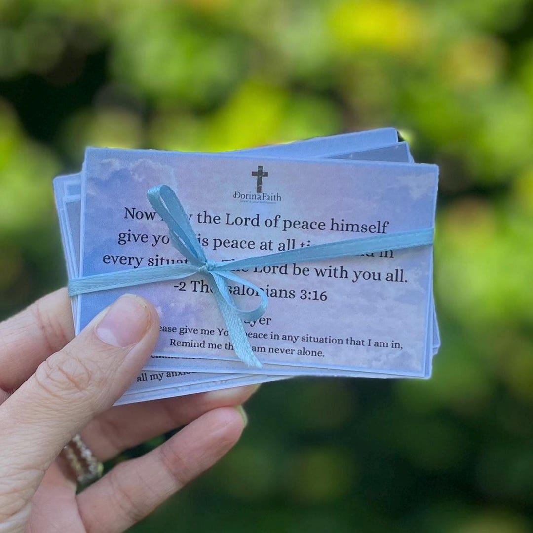 Scripture Prayer Cards – Christian Verse Card Set – Bible Devotional ...