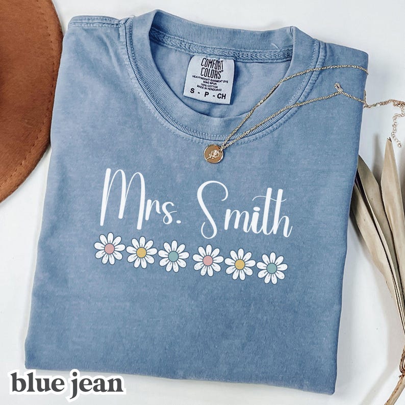 Comfort Colors® Custom Teacher Name Shirt, Teacher Team Shirts ...