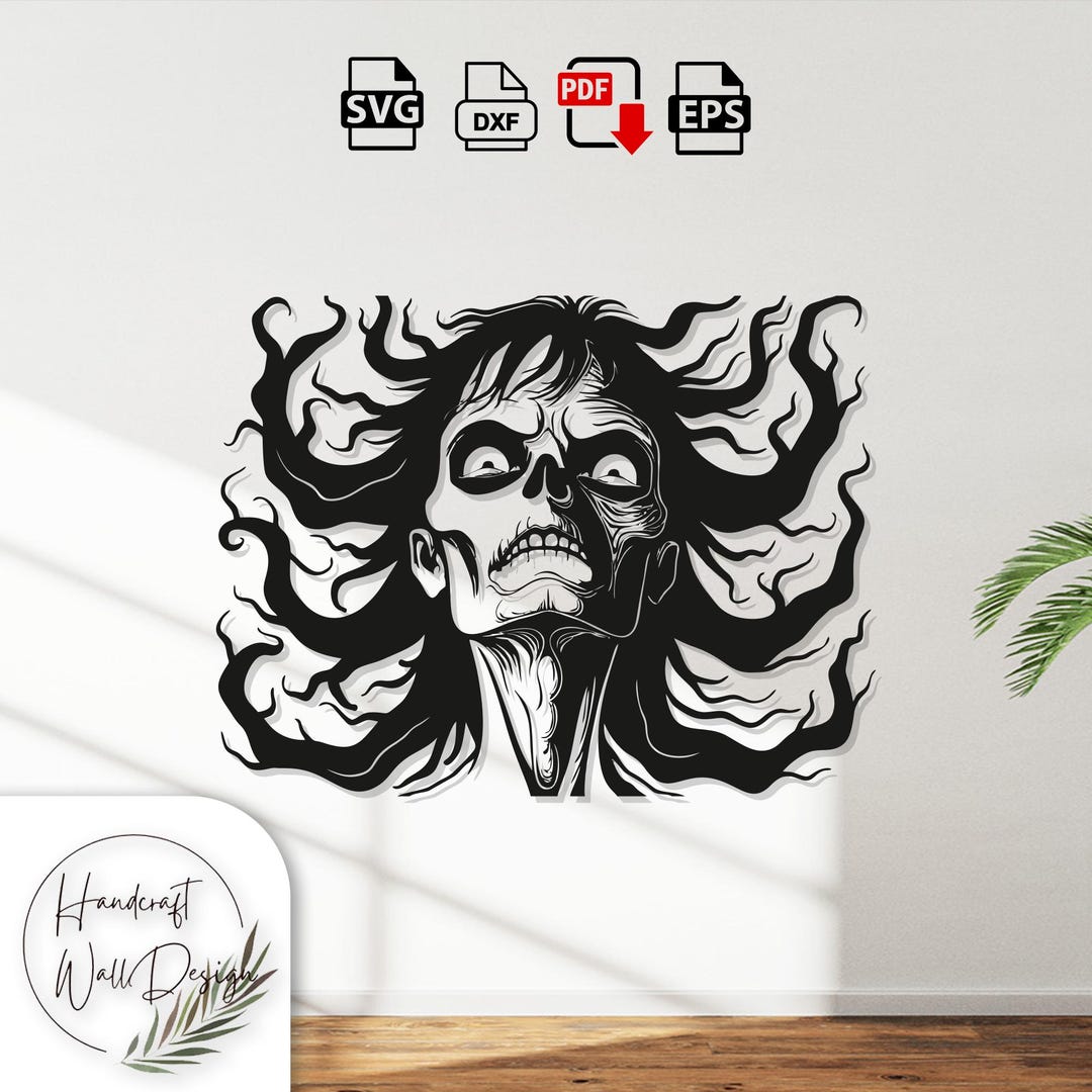 Zombie DXF, SVG Files ,laser Cut , Cnc Cut, Bomb, Wall Decor, Svg, Dxf ...