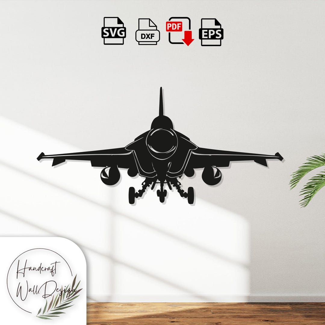 Jet DXF, SVG Files ,laser Cut , Cnc Cut, Bomb, Wall Decor, Svg, Dxf ...