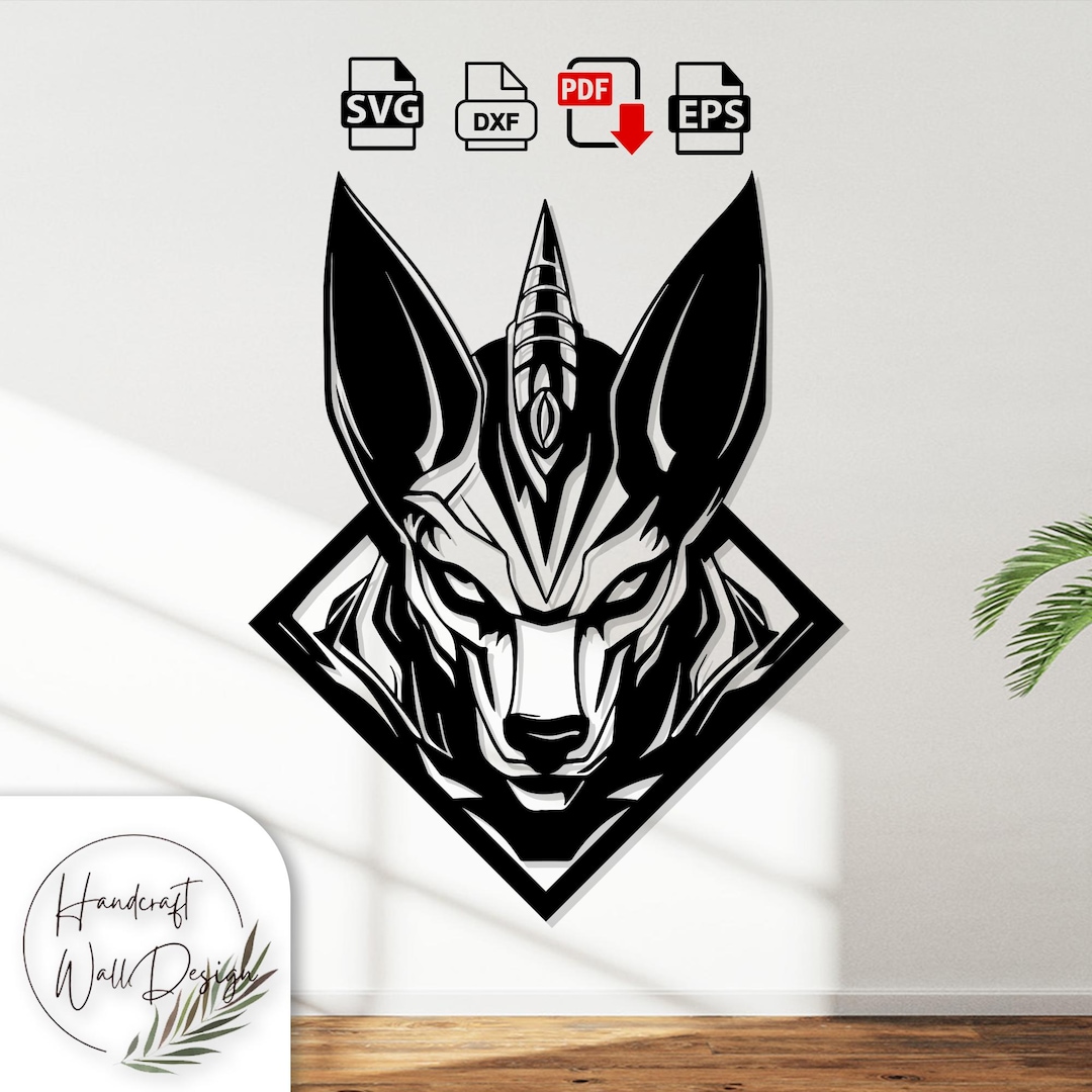 Anubis Dxf,svg Files ,laser Cut , Cnc Cut, Bomb, Wall Decor, Svg, Dxf ...