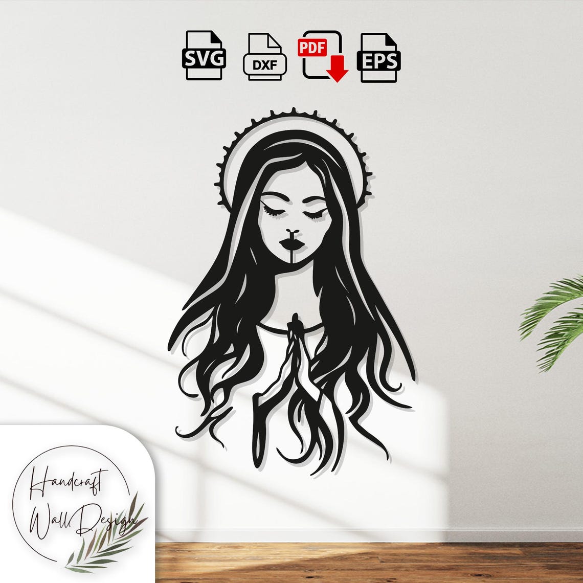 Mary DXF, SVG Files ,laser Cut , Cnc Cut, Bomb, Wall Decor, Svg, Dxf ...