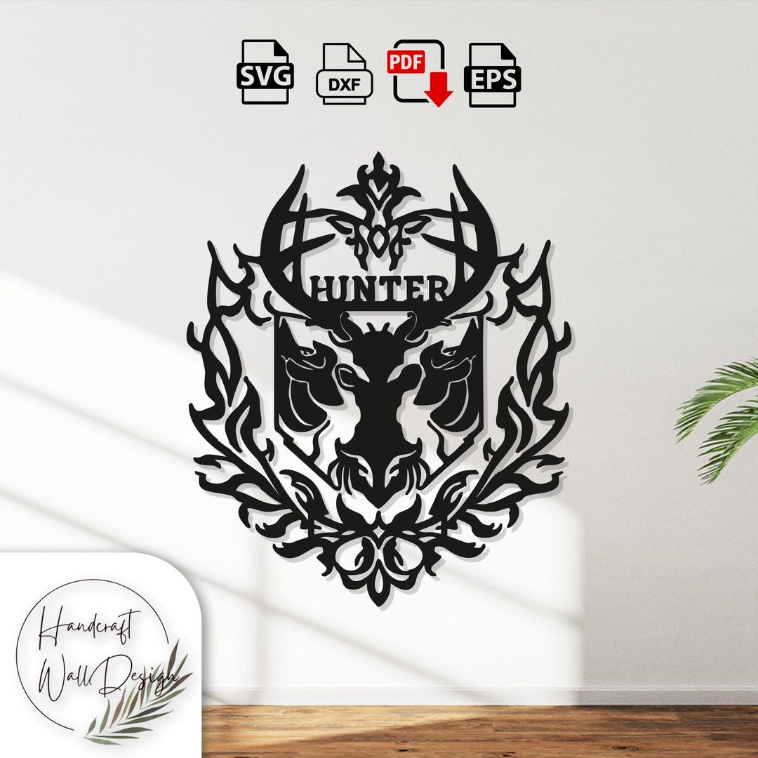 Hunter DXF, SVG Files ,laser Cut , Cnc Cut, Bomb, Wall Decor, Svg, Dxf ...