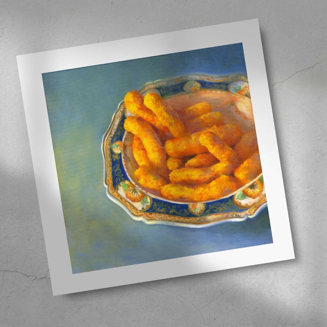 Teen Boy Gift : Cheetos Art Print of Unique Oil Painting. Chic Geek ...