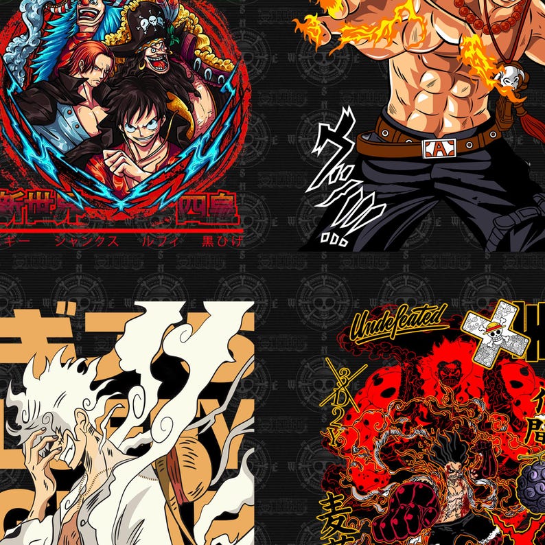 One Piece Wall Mural, Peel and Stick Vinyl Wallpaper Wrap Film, Anime ...