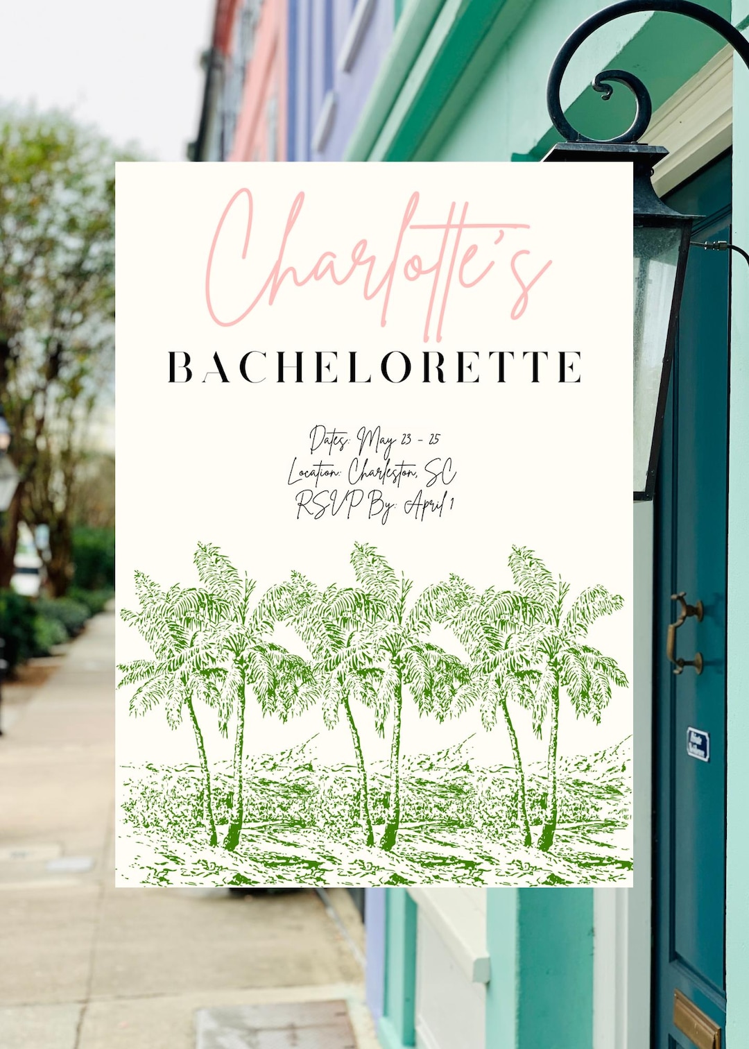 Southern Bachelorette Party Invite | Charleston Bachelorette Weekend ...