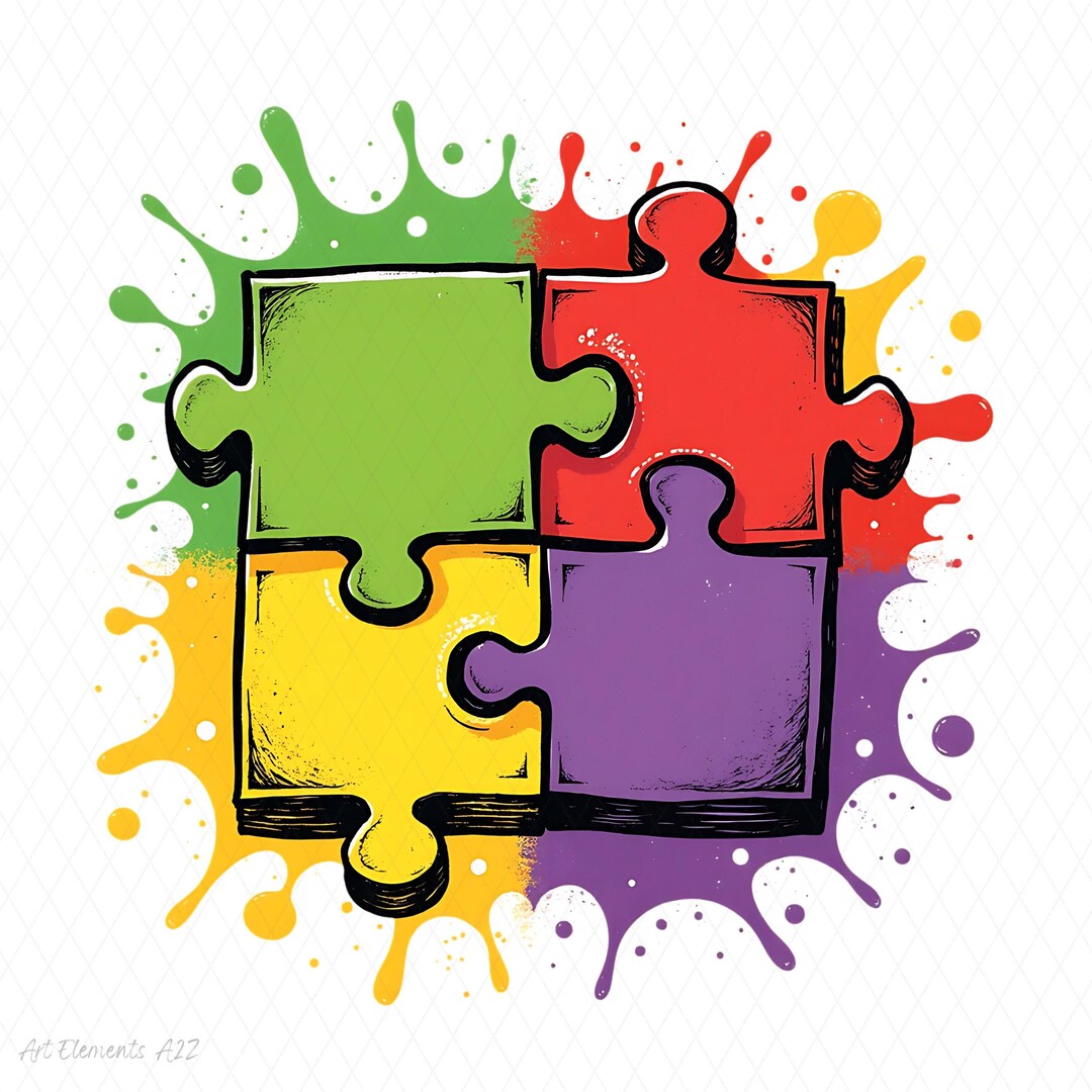 Autism Puzzle Piece PNG, Autism Awareness, High Quality Transparent PNG ...