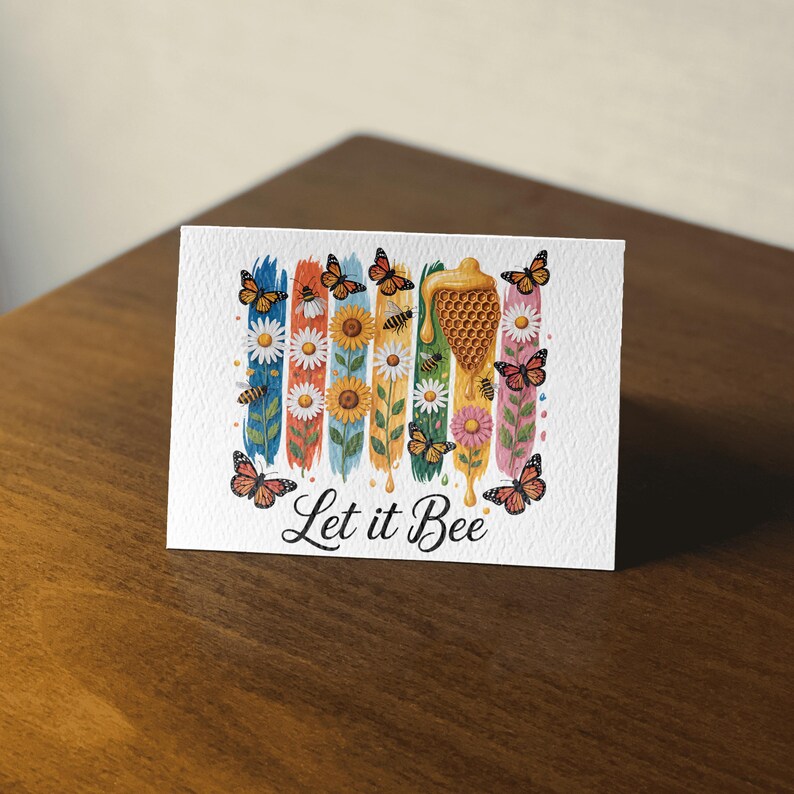 Let It Bee PNG, High Quality Transparent PNG, Brushstroke Design, Bee ...