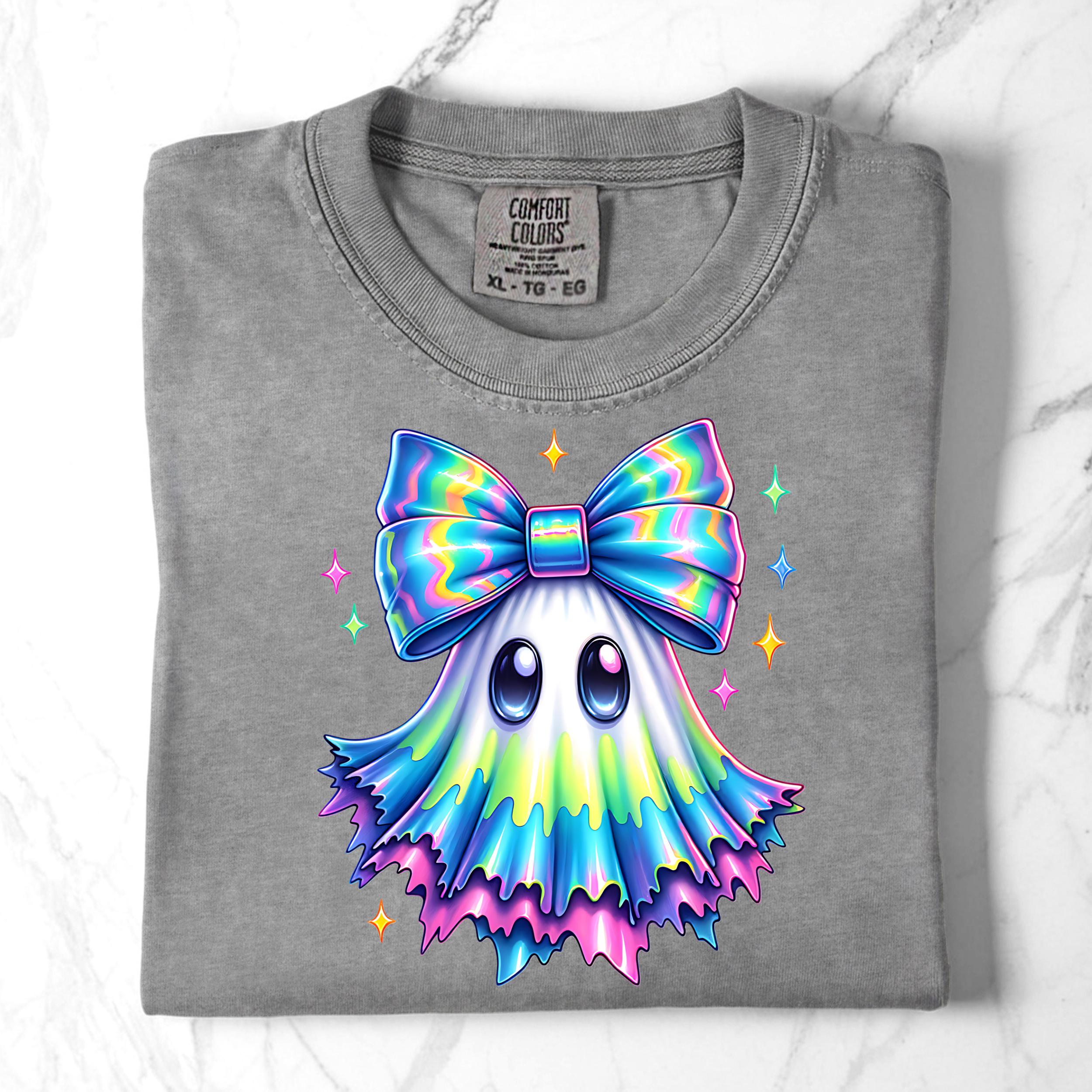 Y2K Neon Ghost PNG, Retro Club Kid Halloween Sublimation Design, Cute ...