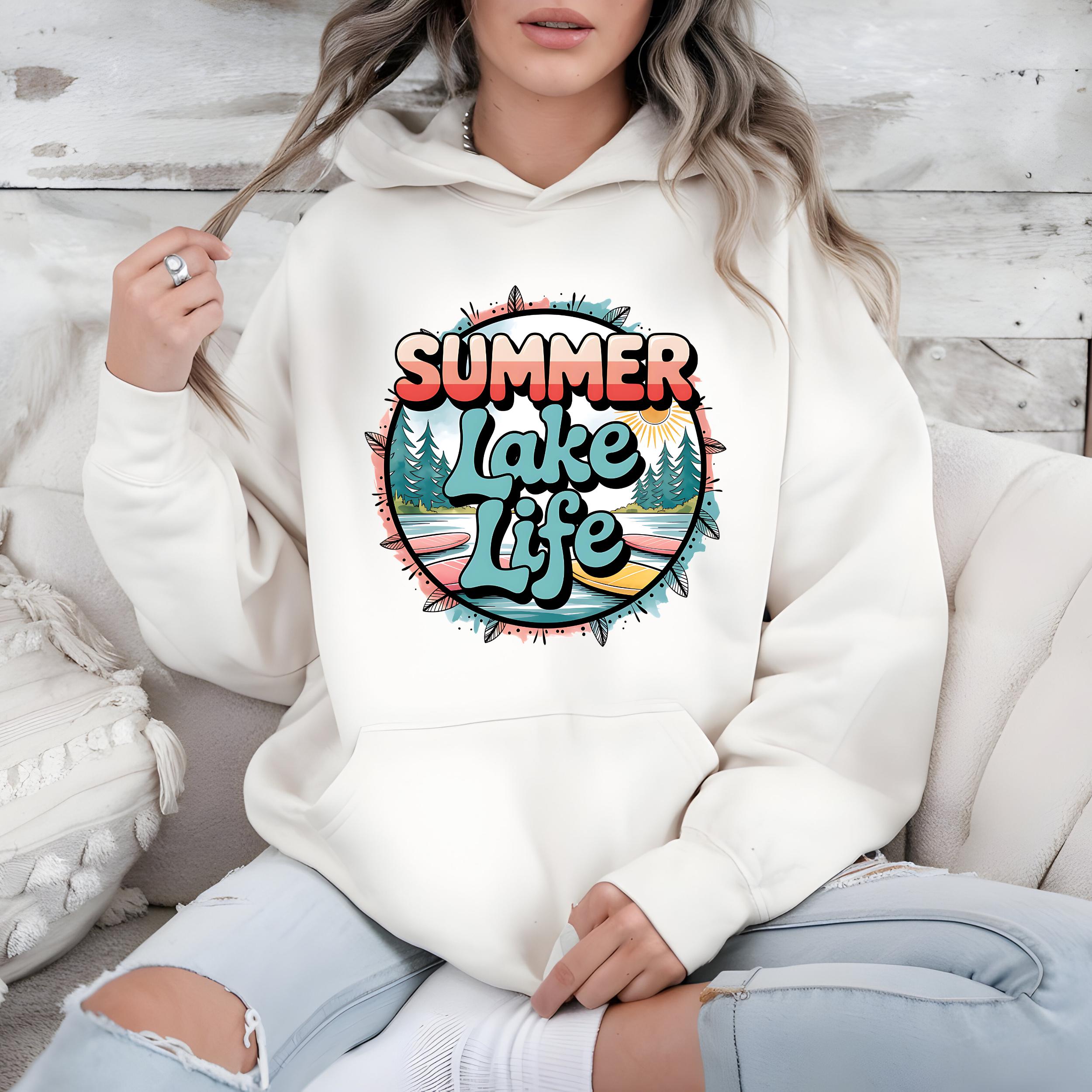 Summer Lake Life PNG Design, Spring Outdoors Sublimation Digital ...