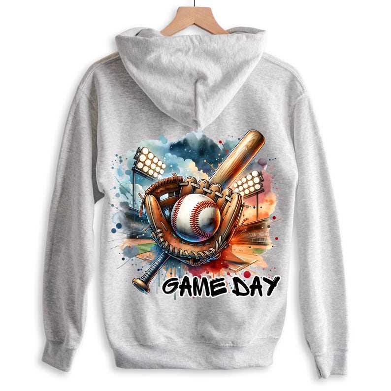Baseball PNG, Game Day PNG, T-shirt Sublimation Design, Digital ...