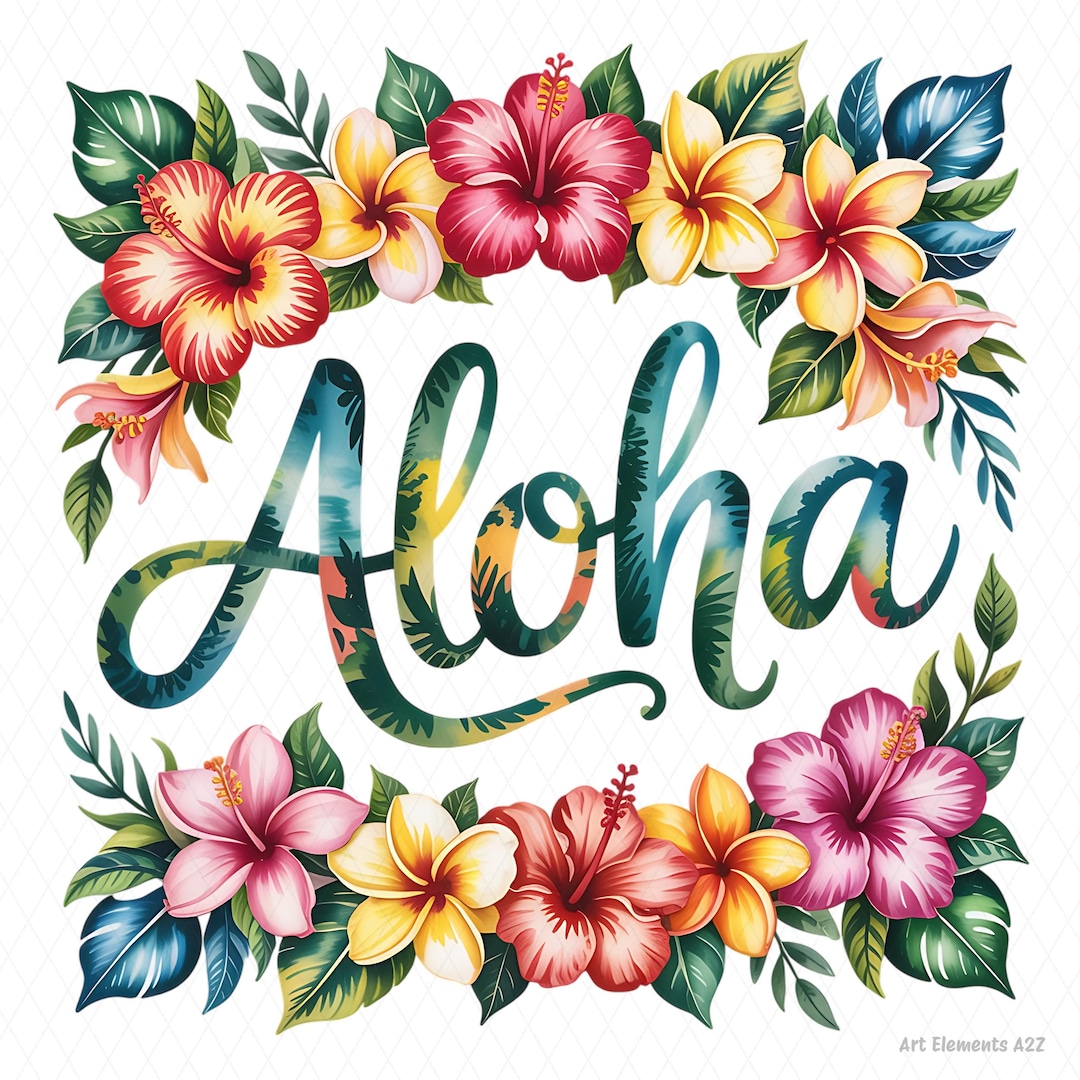 Aloha PNG, 1 High Quality Transparent PNG, Printable, Personal ...