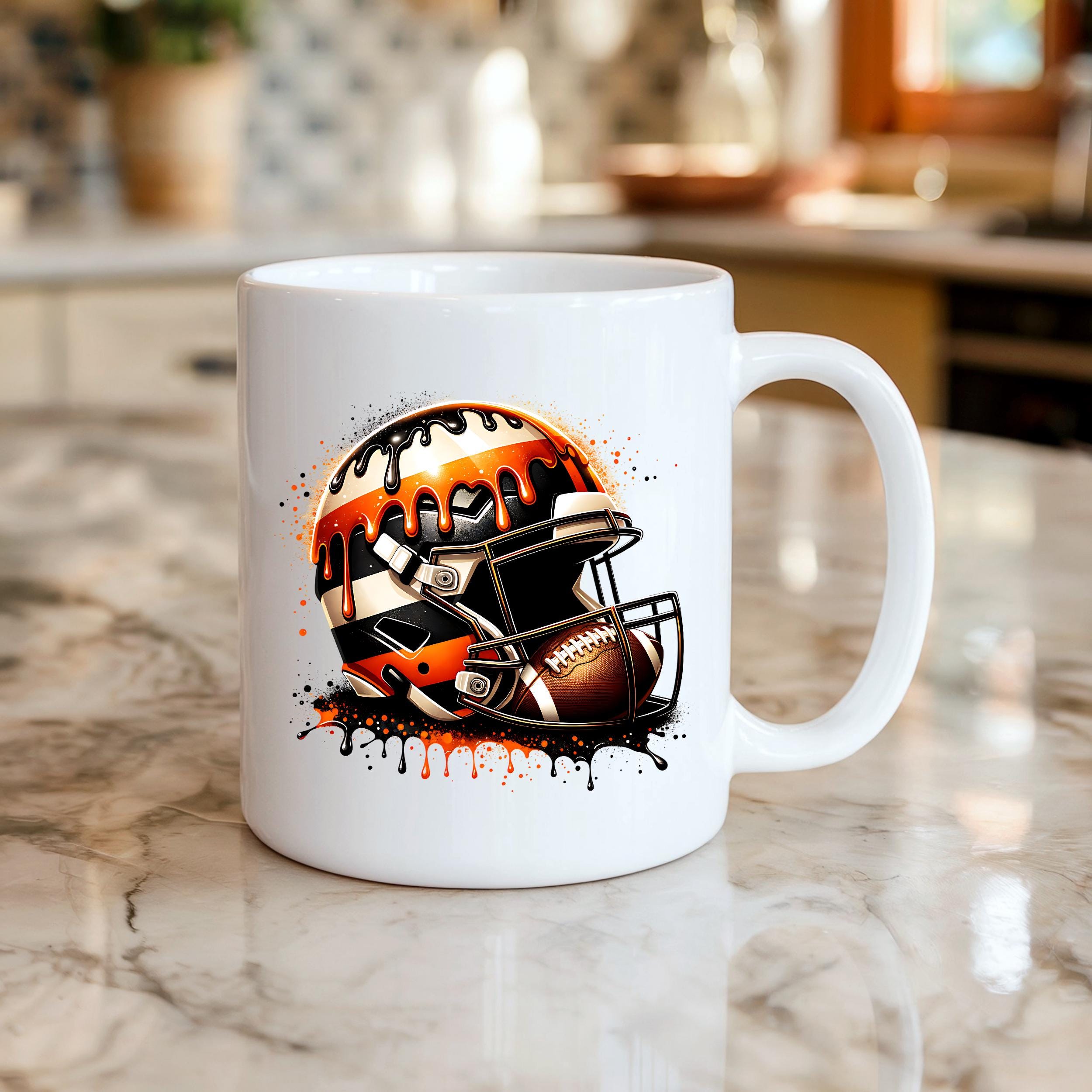 Football Helmet Drip PNG, High School Football Ice Cream Sublimation ...
